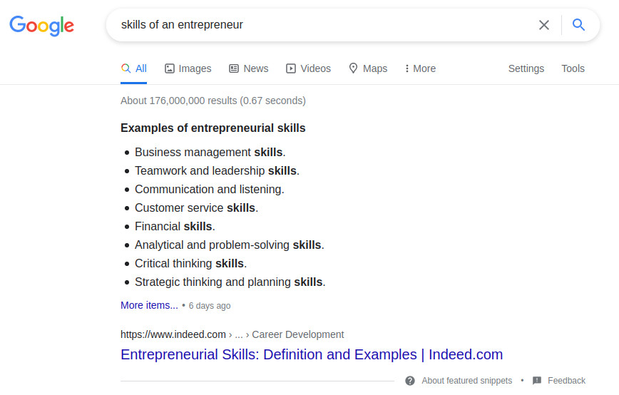 Entrepreneurial Skills – Jonasson Enigmatic Nirvana